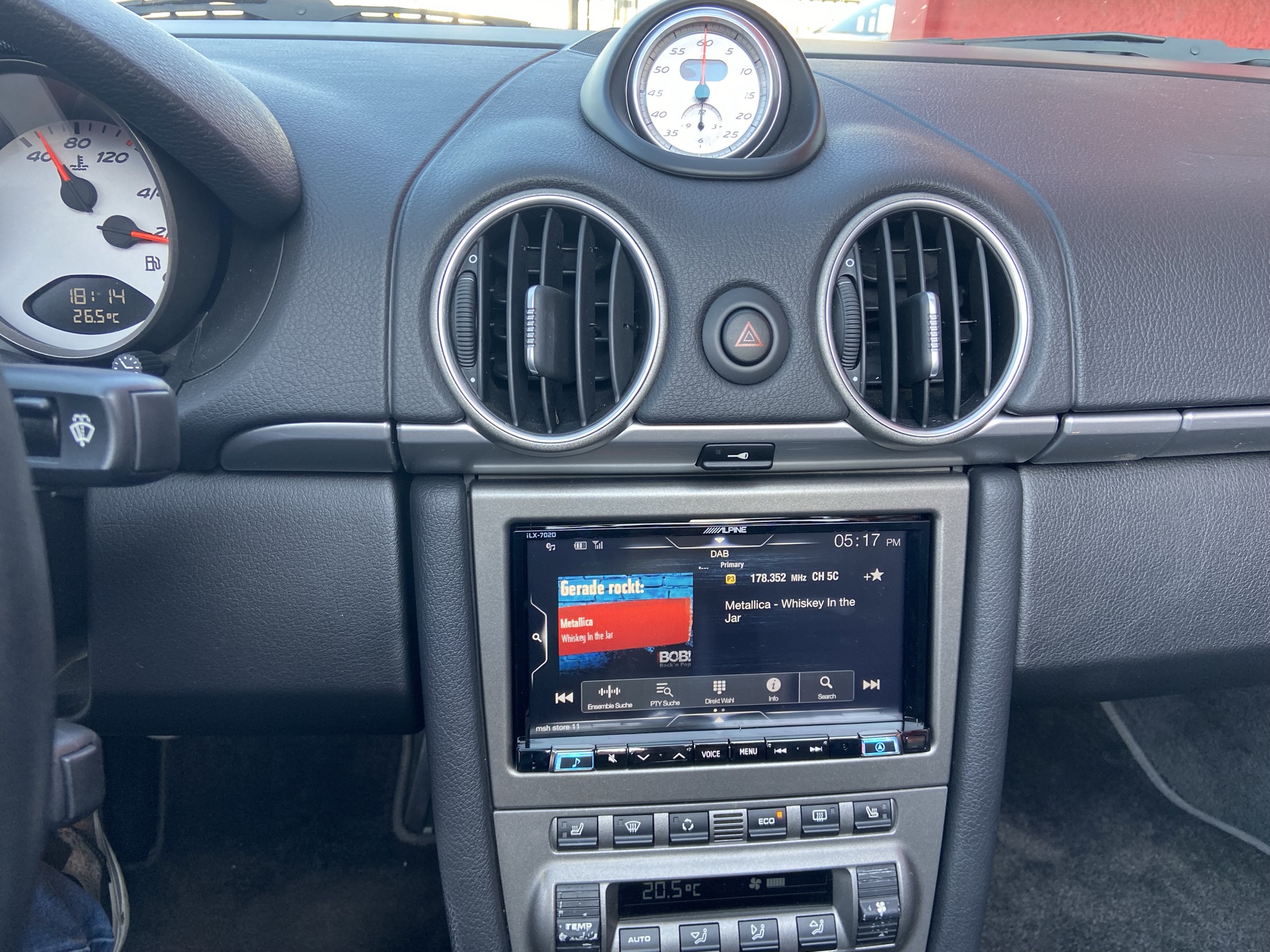 Porsche Boxster 987 Alpine Radio mit Apple CarPlay;DAB+
